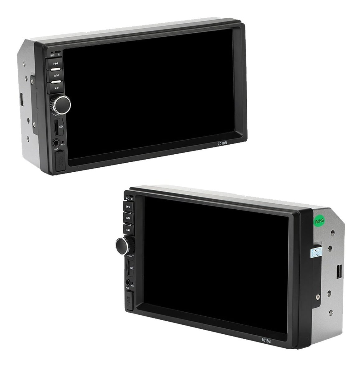 Central Multimídia Mp10 7 Pol Carplay Androidauto Usb Bt Fm - First ...