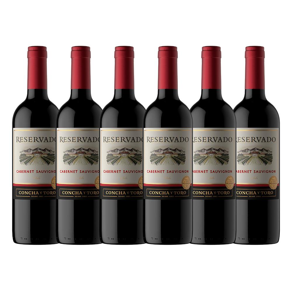 Kit Vinho Chileno Reservado Cabernet Sauvignon - 6 Garrafas - Carrefour