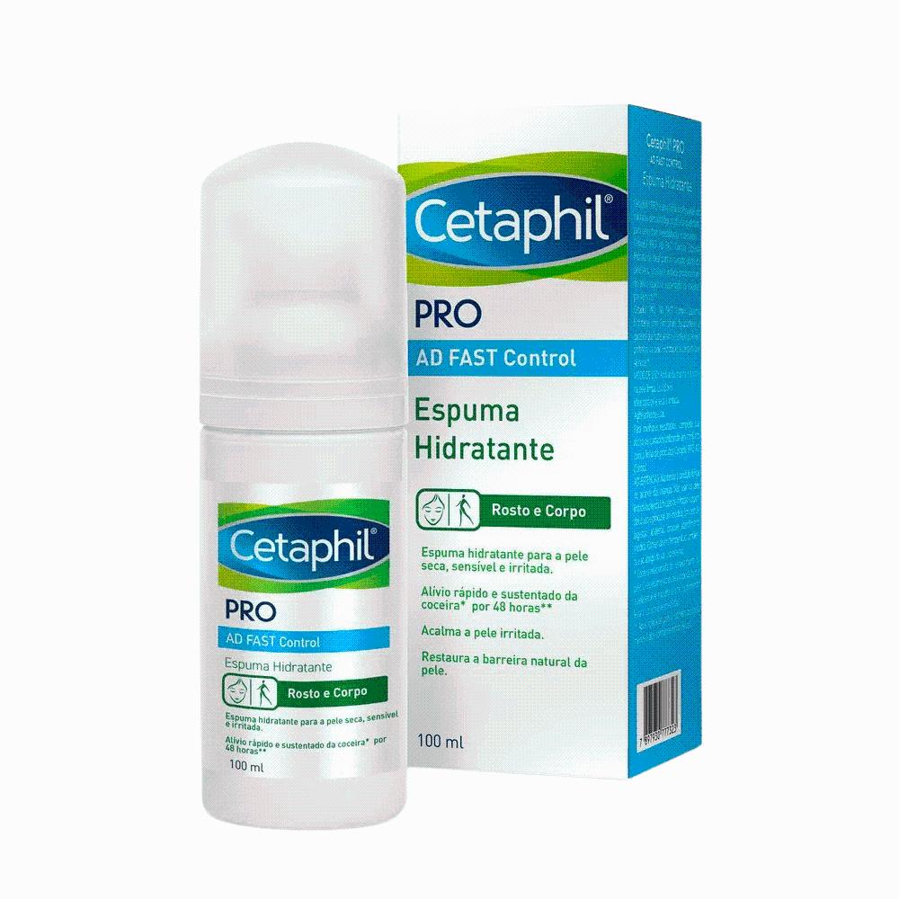 Espuma Hidratante Rosto E Corpo Cetaphil Pro Ad Fast Control 100ml ...