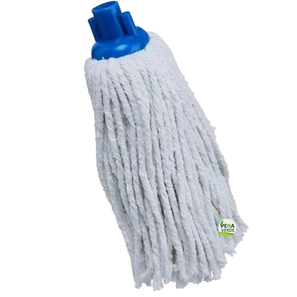 Kit Refil Mop Úmido Algodão / Mopinho Pisos + Cabo Liso De Alumínio 140 ...