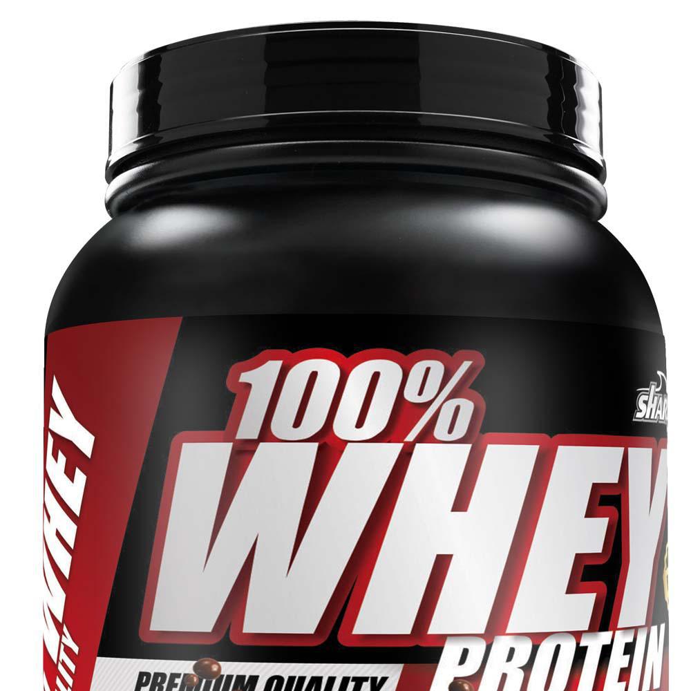 100% Whey Protein Shark Pro 900g Massa Muscular Chocolate - Carrefour