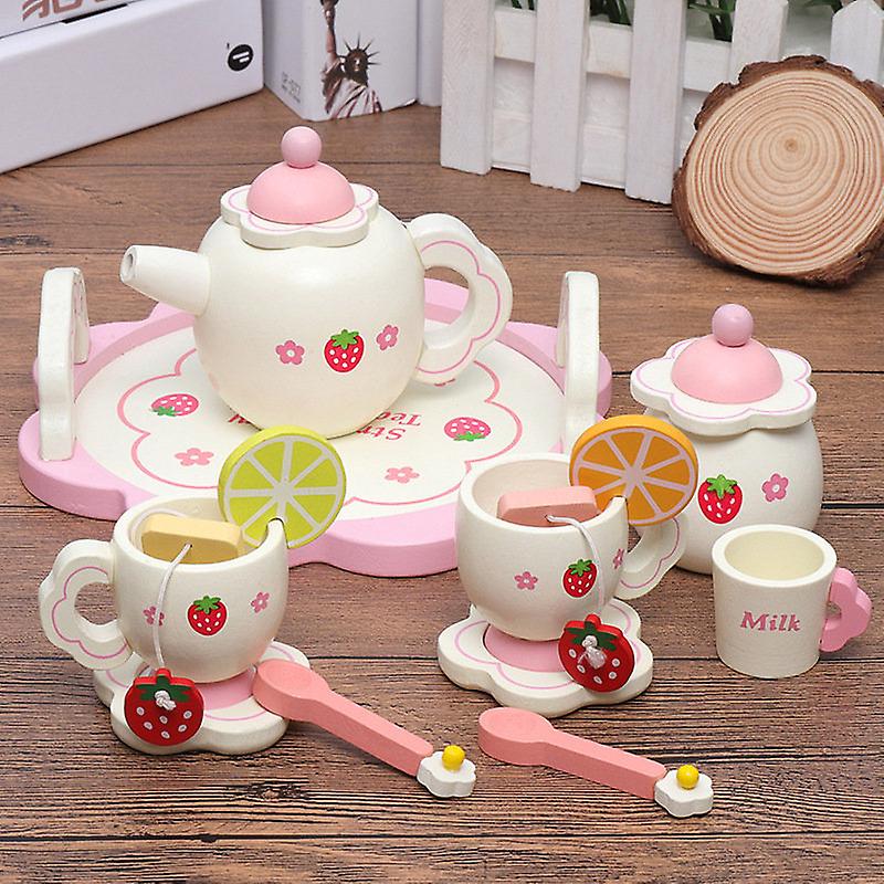Madeira Mini Tea Set Toy Cup Teapots Tray Kitchen Pretend Pla - Carrefour