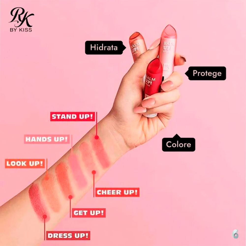 Protetor Labial Rk By Kiss Balm Up Fps 10 - Dress Up - Carrefour