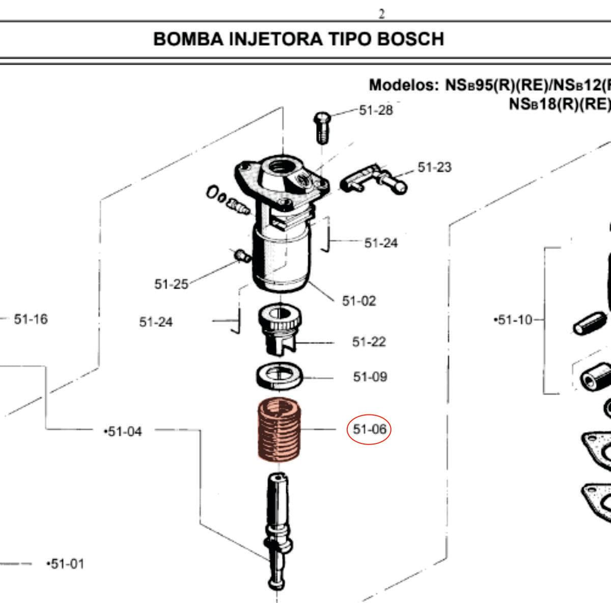 Mola Embolo Bomba Injetora Yanmar Ns11 18 75 Bosch Original - Carrefour