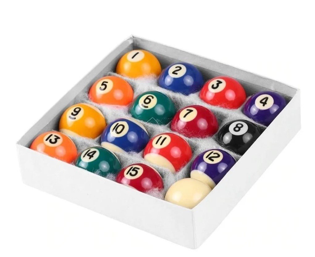 Mini Bolas De Sinuca Bilhar Snooker 25mm Mesa Infantil - Carrefour