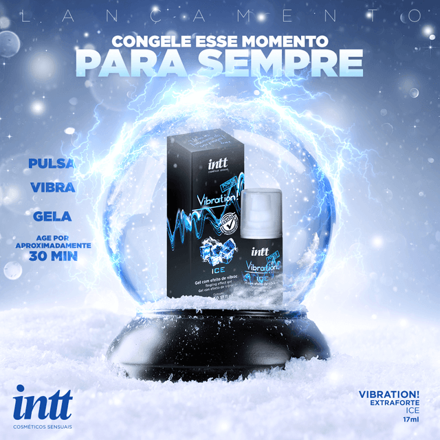 Vibration Power Extra Forte Ice Intt Gel Lubrificante 17ml - 2 Unidades ...