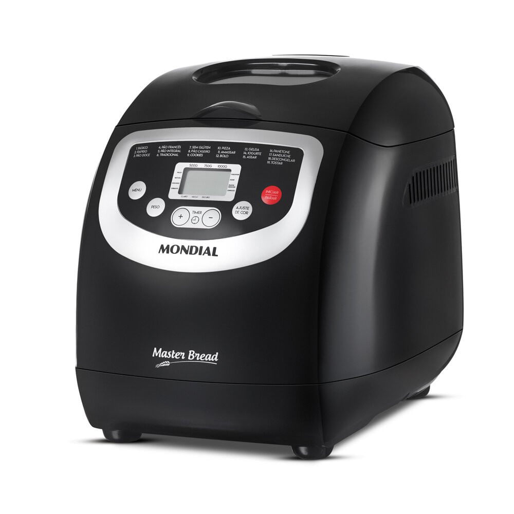 Panificadora Master Bread 19 Pré-programas Npf53 Mondial - Carrefour