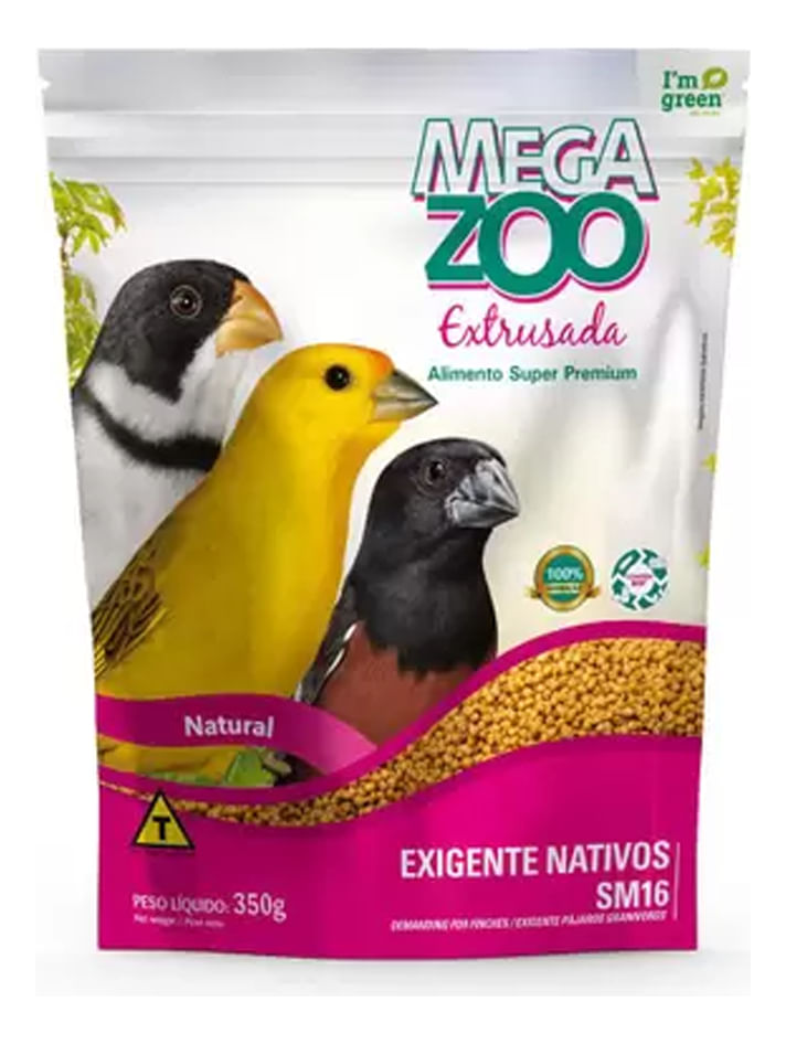 Megazoo - Extrusada Passaros Sm16 350g - Carrefour Megazoo - Extrusada Passaros Sm16 350g - Carrefour