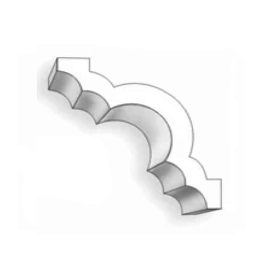 Kit 2 Moldura De Isopor De Canto Rodateto A60 Epex - Carrefour