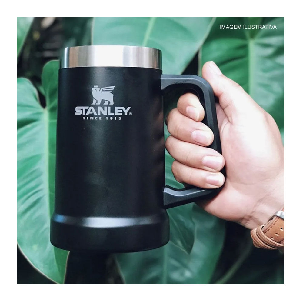 Caneca Térmica Cerveja Stanley 709ml - Matte Black - Carrefour