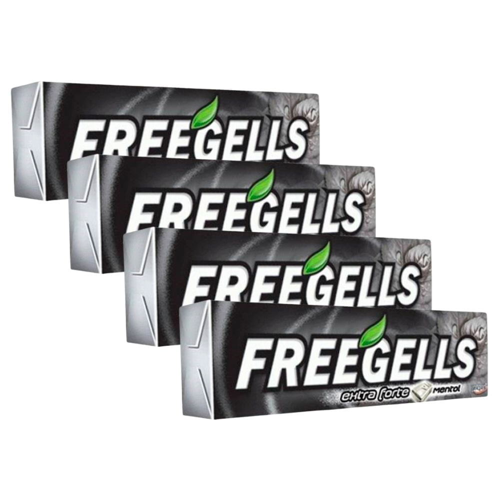 Kit 4 Bala Freegells Sabor Extra Forte Drops 27,9g - Carrefour