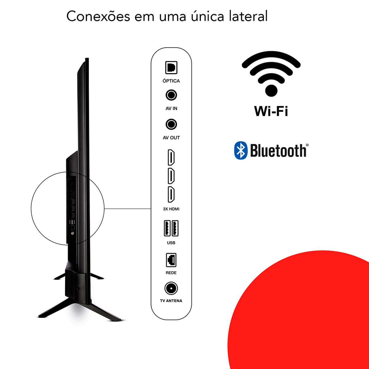 Smart Tv Aiwa 50 Polegadas Aws-Tv-50-Bl-01 4k Uhd Led Hdr10 Dolby Audio ...