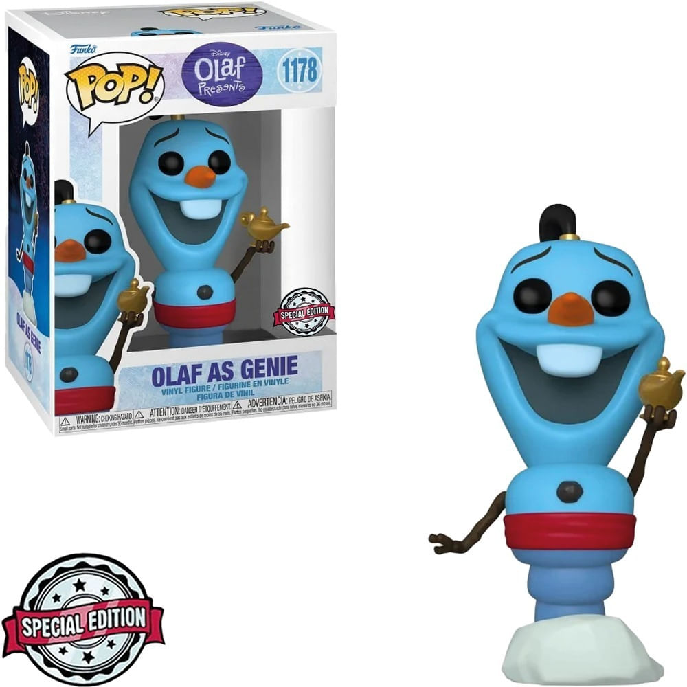 Funko Pop Disney Olaf Presents Exclusive Olaf As Genie 1178 - Carrefour