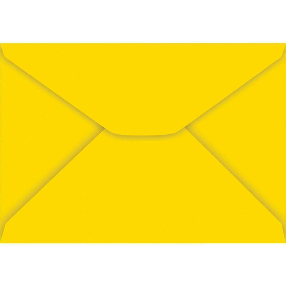 Envelope Para Carta 114x162mm Amarelo 85g 100unid - Foroni - Carrefour