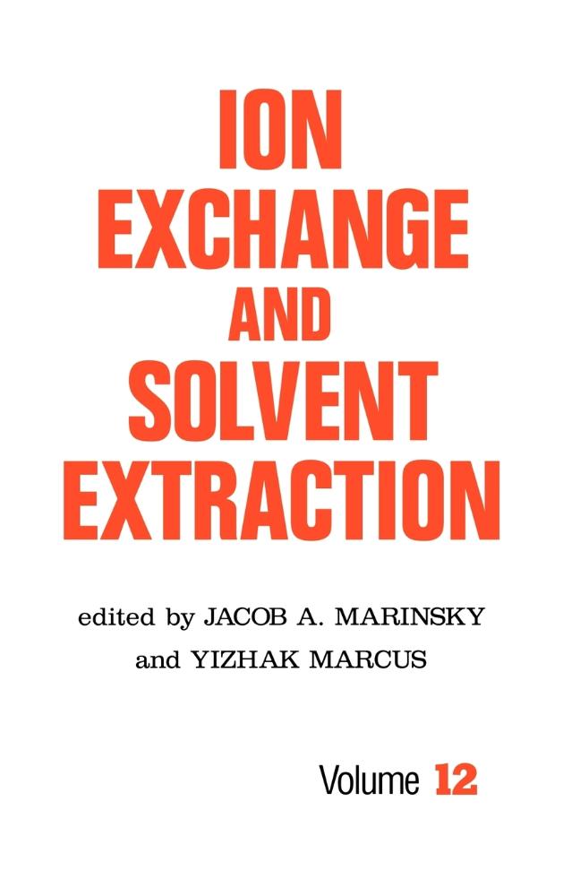 Ion Exchange And Solvent Extraction - Carrefour