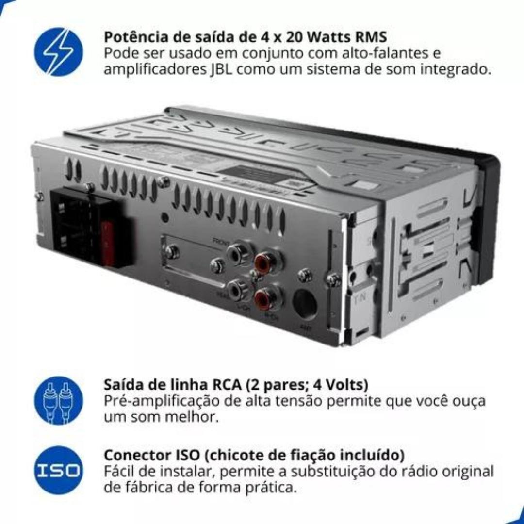 Som Automotivo JBL Celebrity150 Aux USB Bluetooth SD Card FM - Carrefour