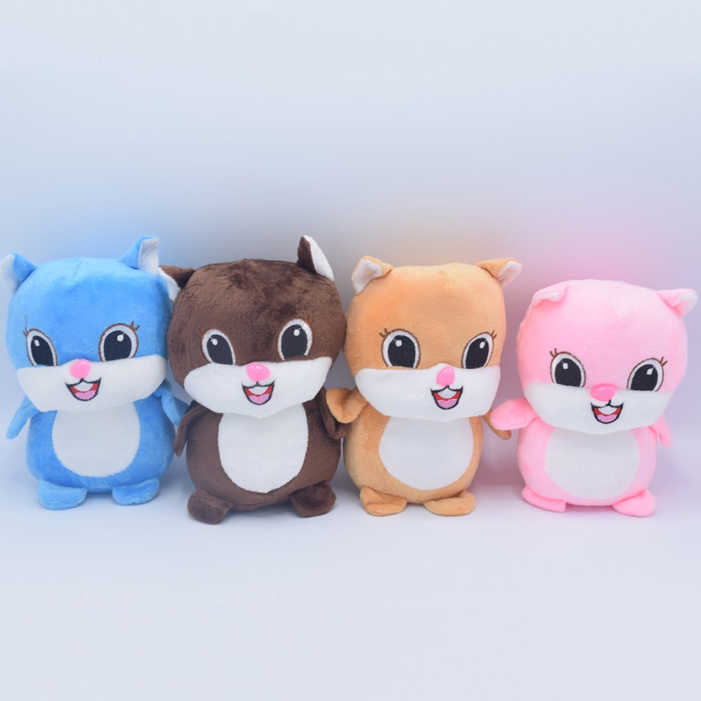 Bichinhos De Pelúcia Pequenos Animais Meu Pet Esquilos - Carrefour