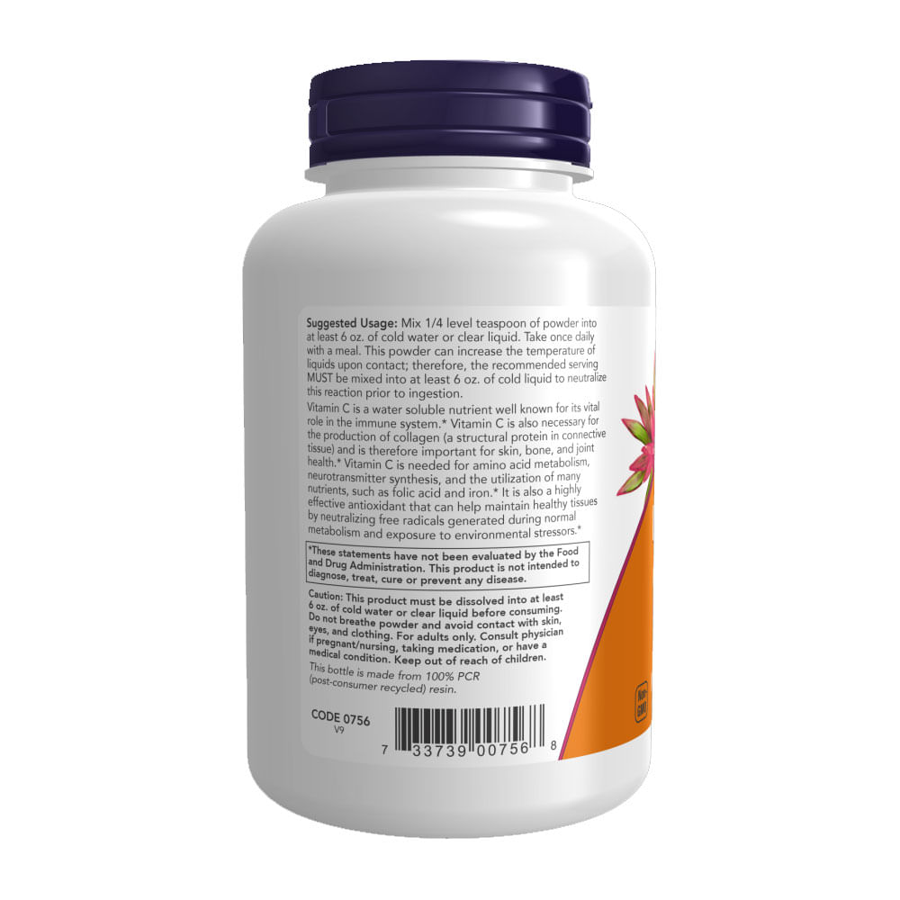 Ascorbato Magnésio Pó + Vit C Now Foods 227g Importado - Carrefour