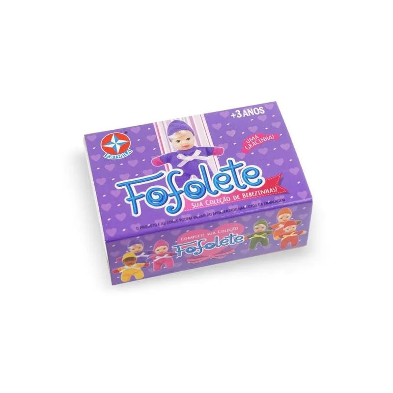 Boneca Fofolete - Edição Especial - Roxa - Estrela - Carrefour