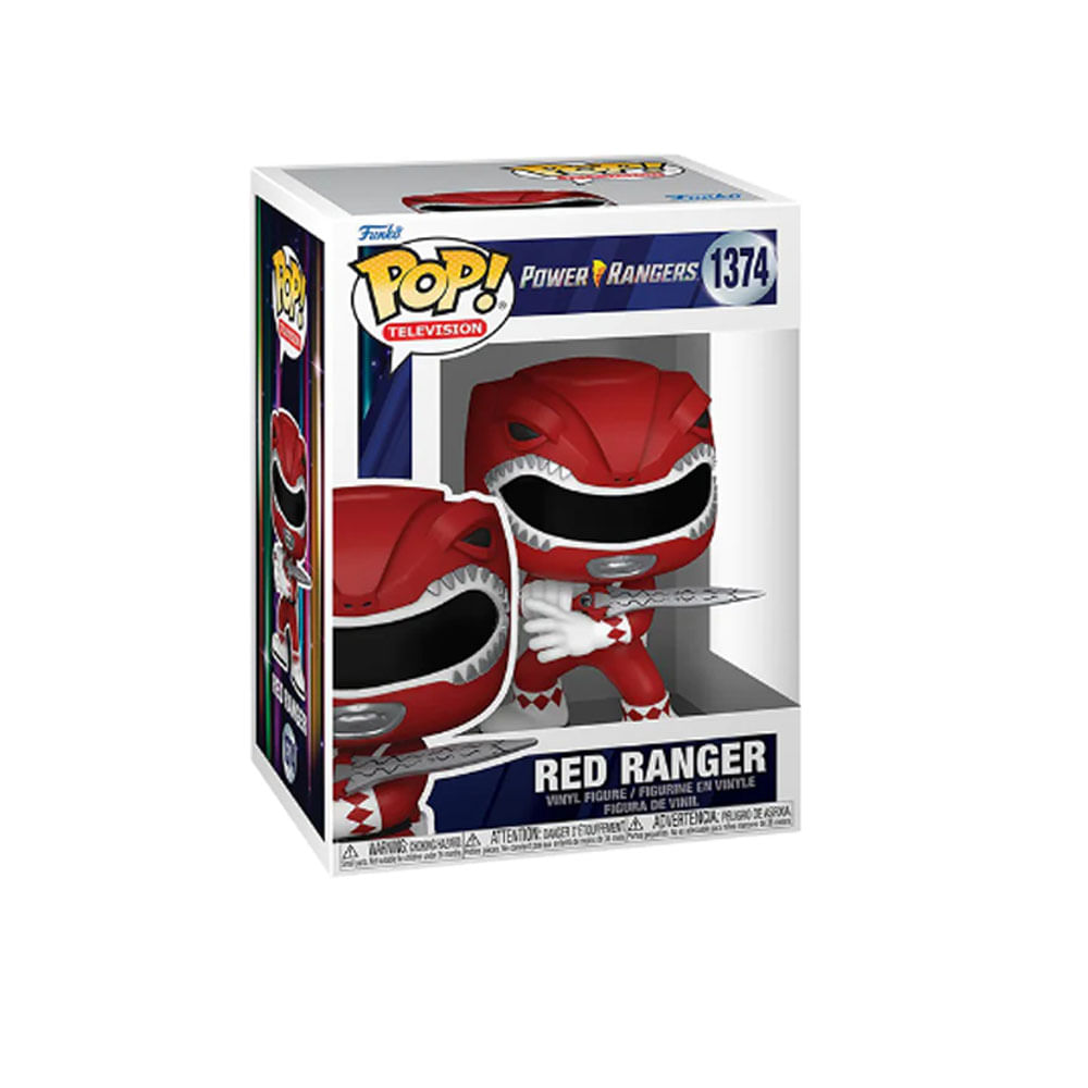 Pop! Funko - Red Ranger 1374 - Mighty Morphin Power Rangers 30th ...