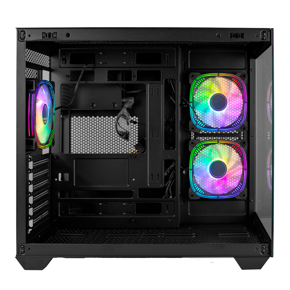 Gabinete Gamer Neologic Aquarium View Pro, Mid Tower, 3 Fans Argb, Atx ...
