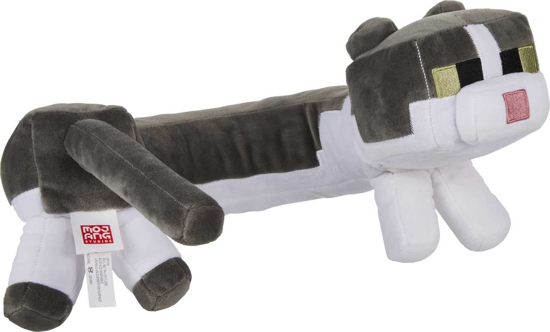 Almofada De Pescoço Mattel Minecraft Plush Cat Com Sons Ronronantes ...