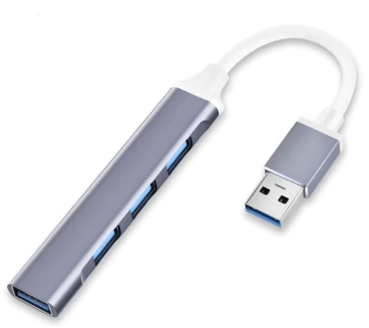 Hub Usb 4 Portas Entrada Usb-a Normal Notebook Desktop Computador ...