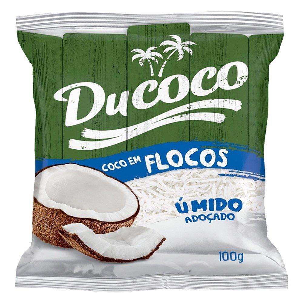 Coco Ralado Ducoco 100g Úmido E Adoçado - Embalagem Com 24 Unidades ...
