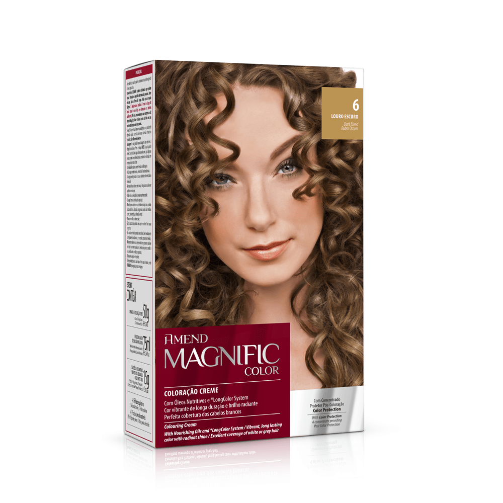 Coloração Creme Amend Magnific Color Louro Escuro 6 - Carrefour