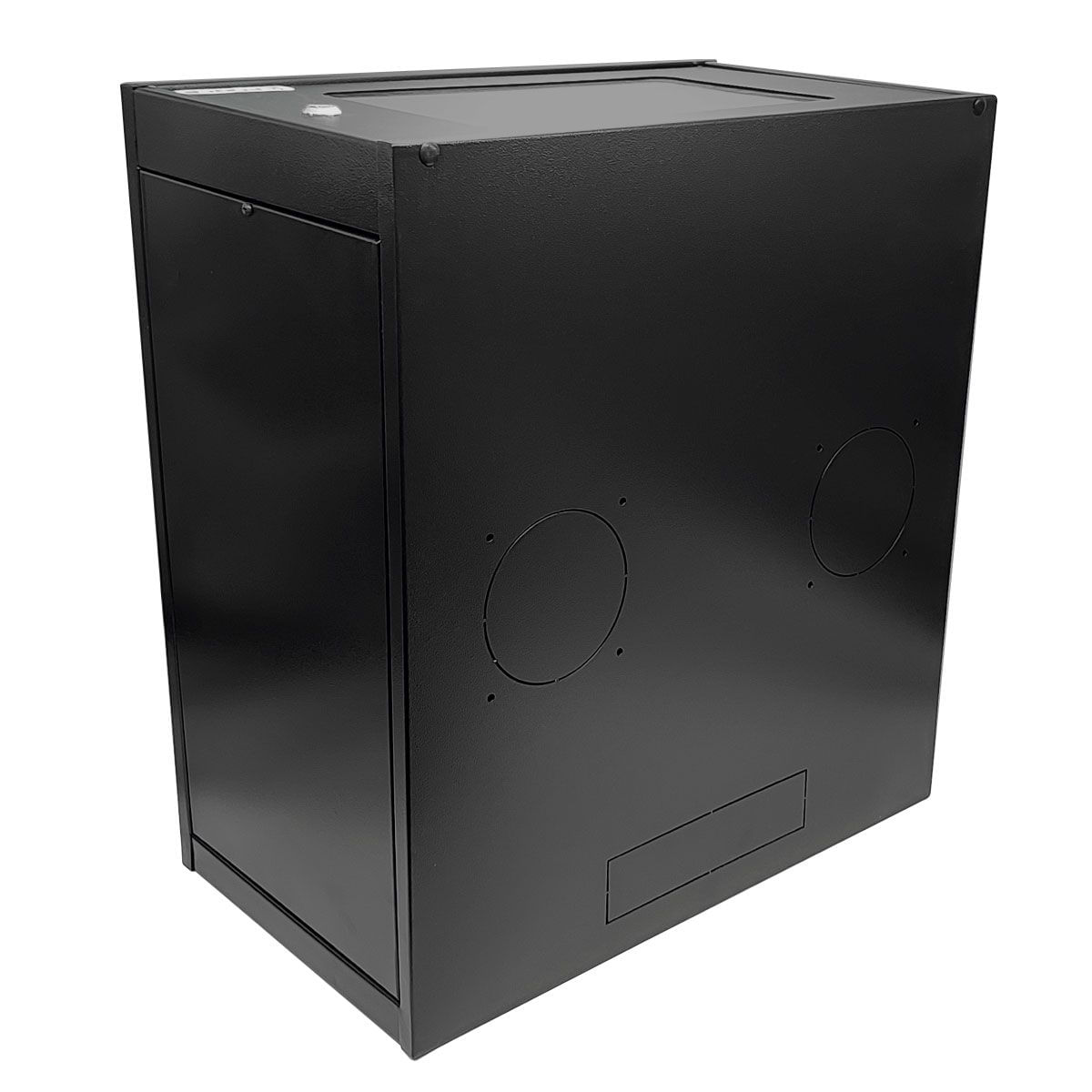 Mini Rack De Parede 19" Gforce, 6u X 570mm, Visor De Acrílico, Preto ...