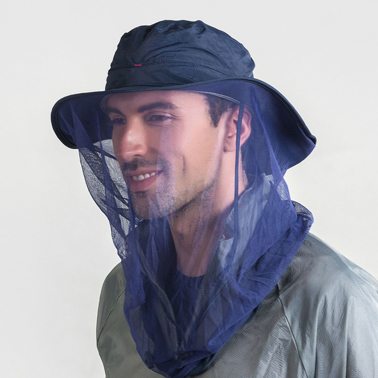 Fishing Cap Insect Proof Mosquito Hat Respirável Anti-bee Net Yarn Hat ...