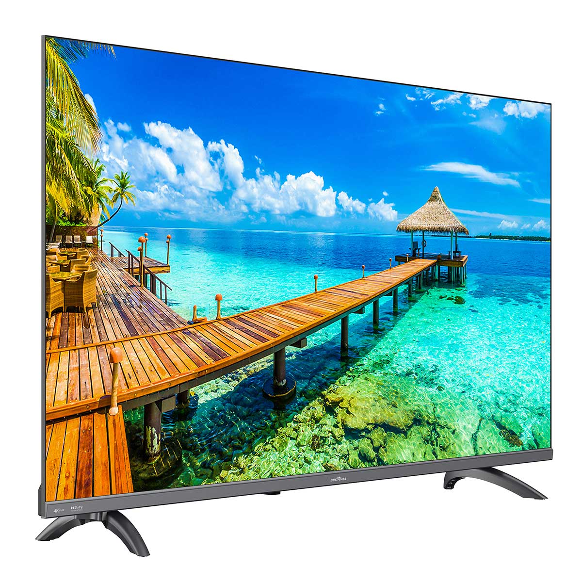 Smart Tv Britânia 50 Polegadas Btv50g2sgtssgbl 4k Uhd Led Dolby Audio ...