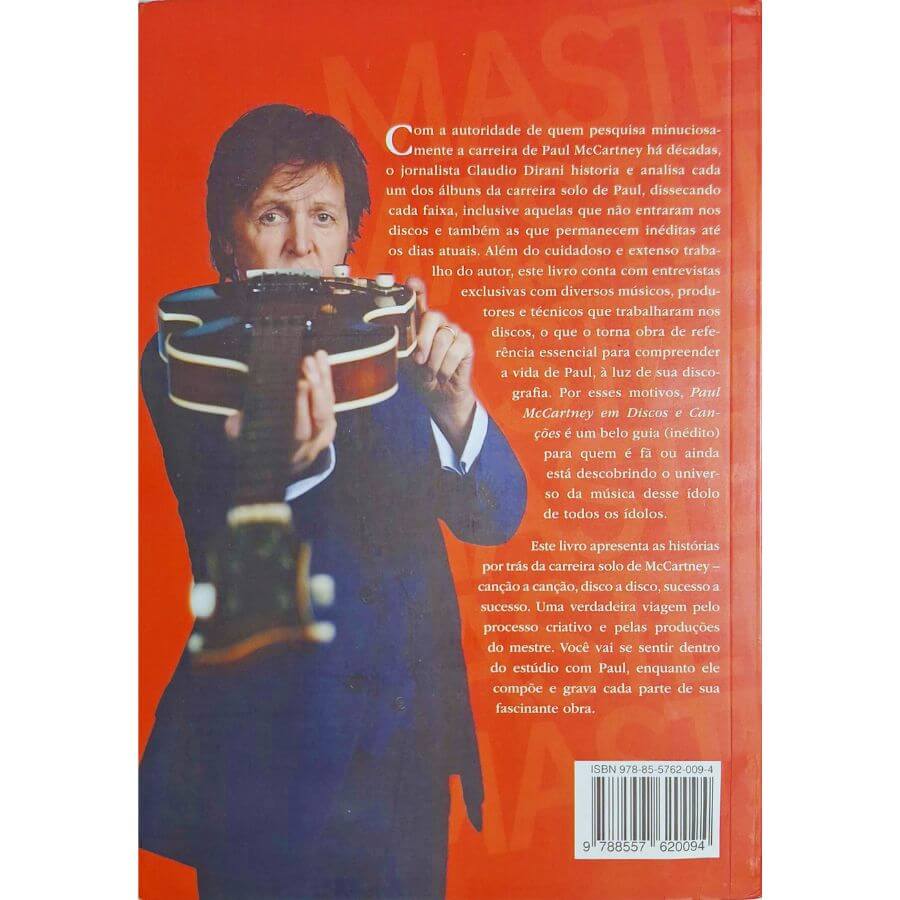 Livro Físico Masters: Paul Mccartney Em Discos E Canções Claudio Dirani ...