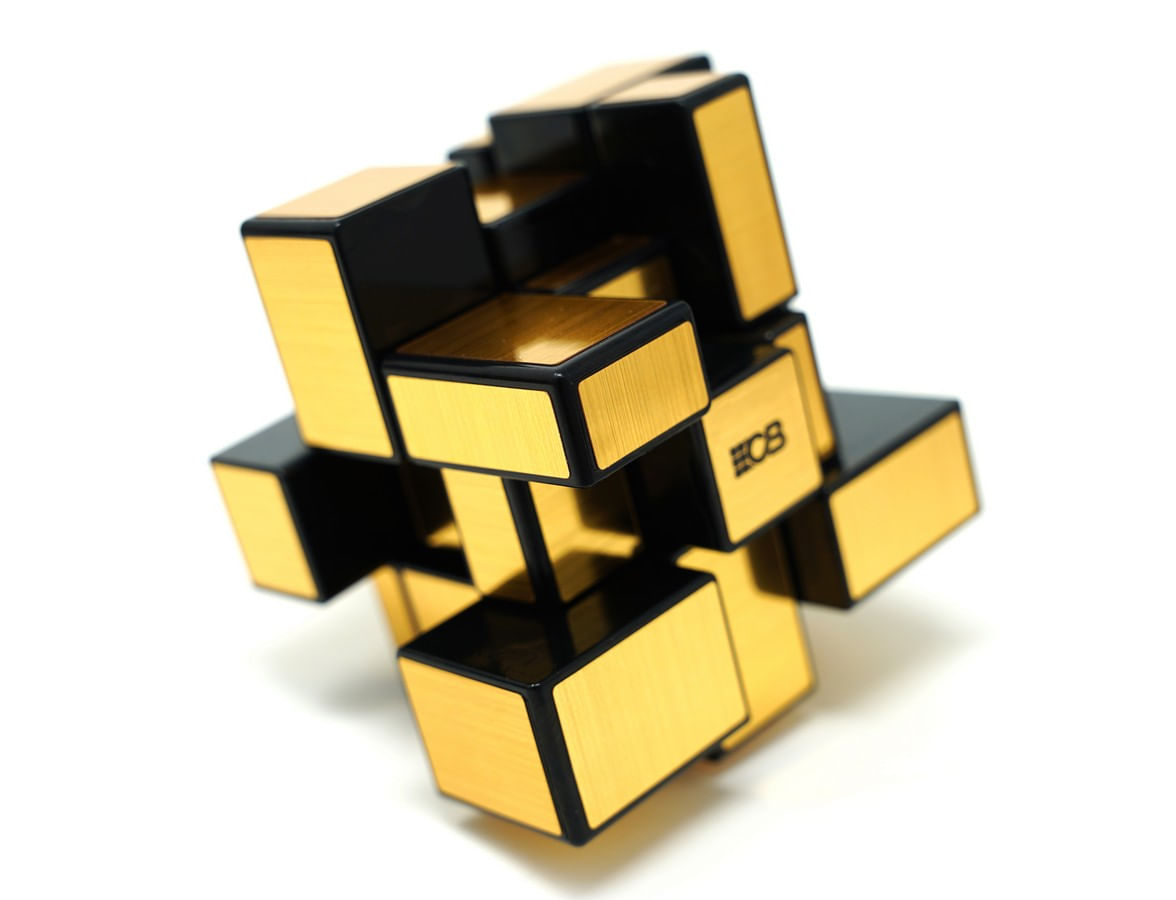 Cubo Mágico Profissional - Cuber Pro Blocks Dourado (3x3x3) - Carrefour