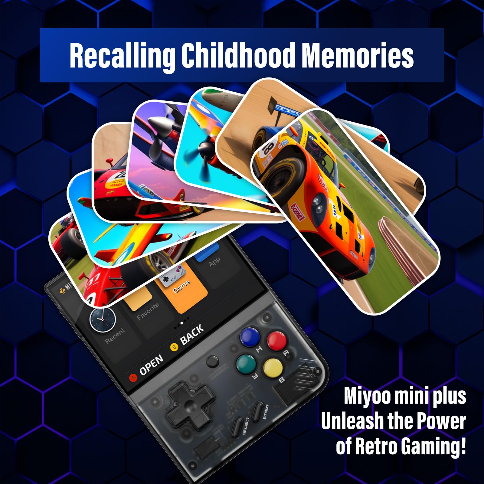 Console De Jogos Retrô Gamelo Miyoo Mini Plus 64gb Com Estojo - Carrefour