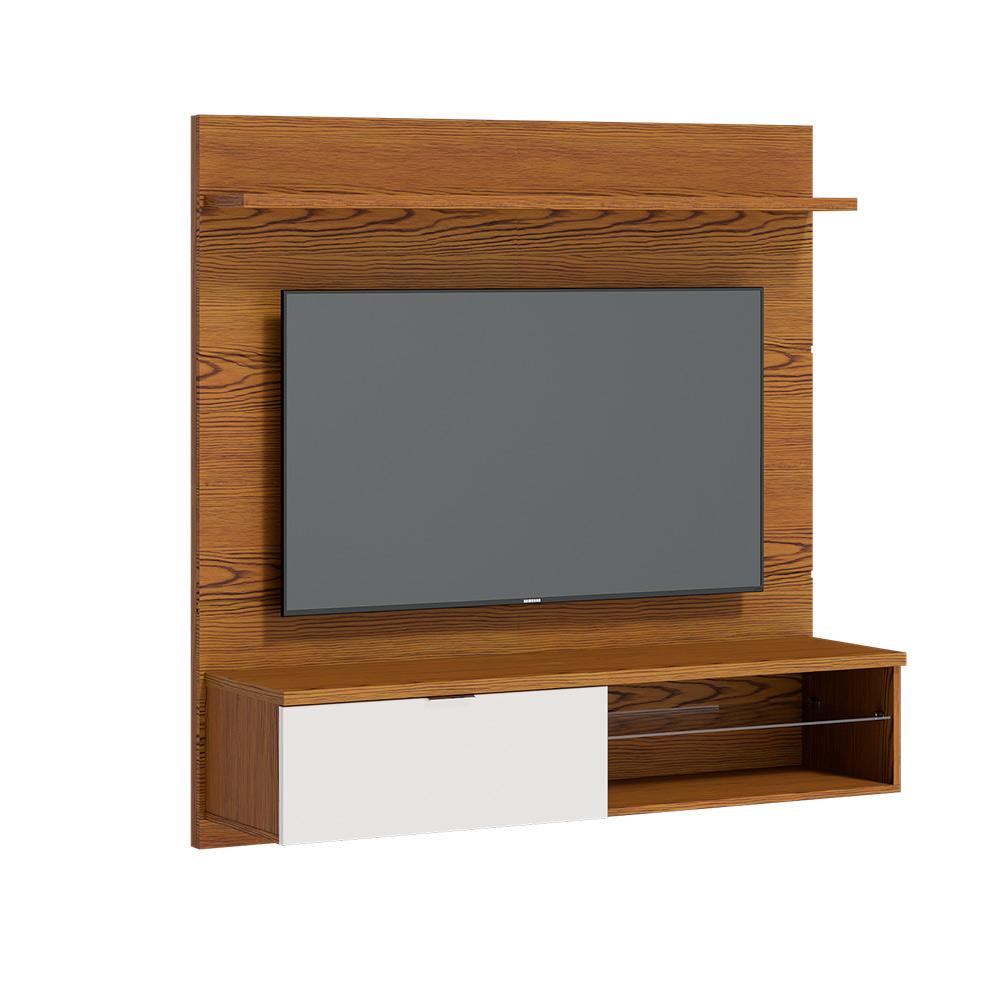 Home Com 1 Gaveta E 1 Prateleira Para Tv Até 55 Polegadas Freijó Off ...