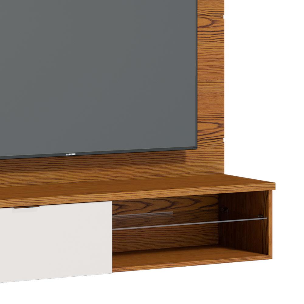 Home Com 1 Gaveta E 1 Prateleira Para Tv Até 55 Polegadas Freijó Off ...