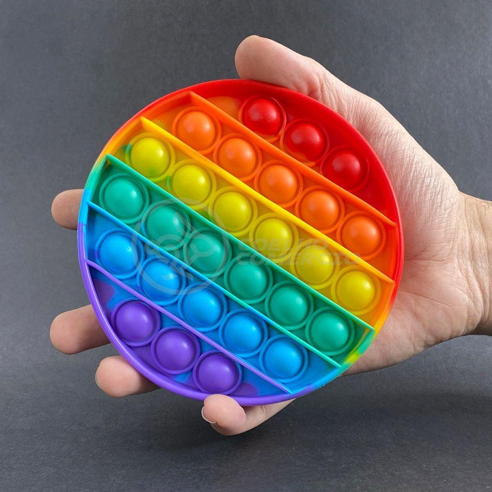 Pop It Circular Sensorial Arco Íris Colorido - Carrefour