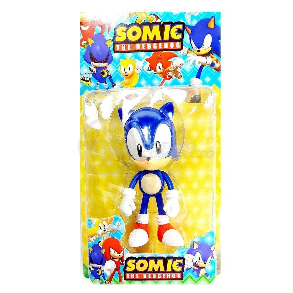 Coleção Boneco Action Figure Sonic The Hedgehog Azul 16cm - Carrefour