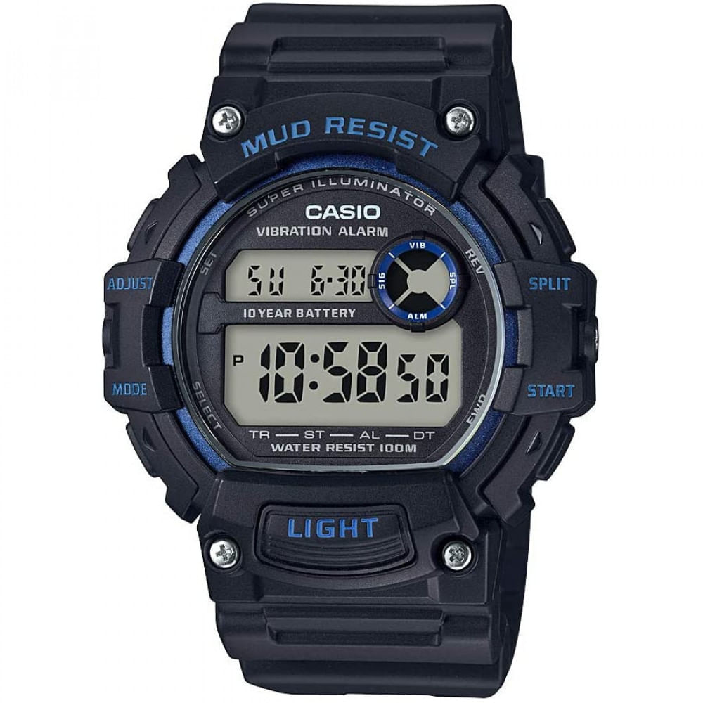 Casio Mud Resistant Relógio Masculino OriginalPreto TRT110H2AVCF ...