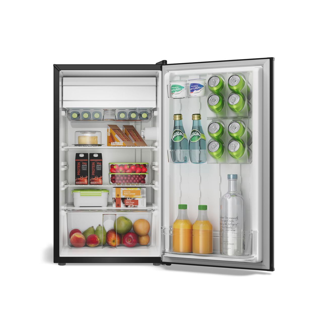 Frigobar Consul Retrô 117 Litros Preto Vinil - Cra12ae 110v - Carrefour