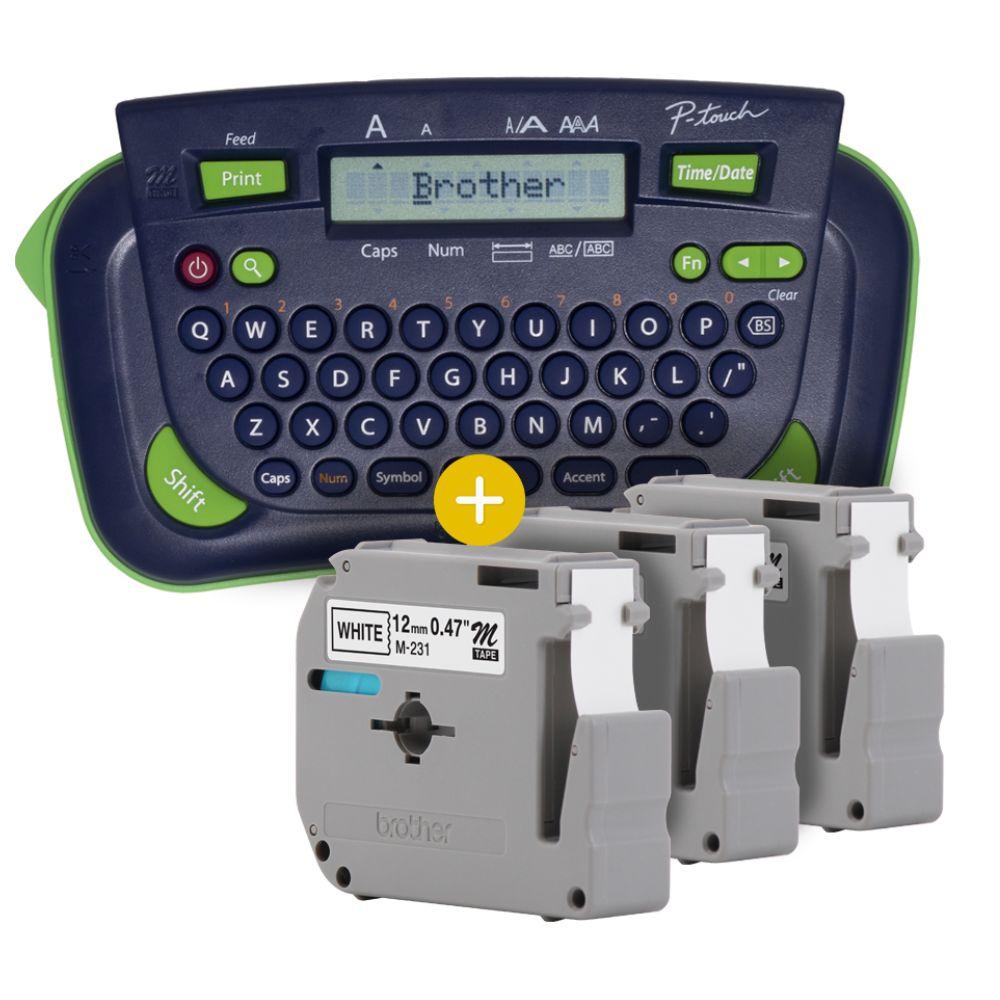 Rotulador Eletronico Brother 230dpi Pt80bp Com 3 Fitas - Carrefour