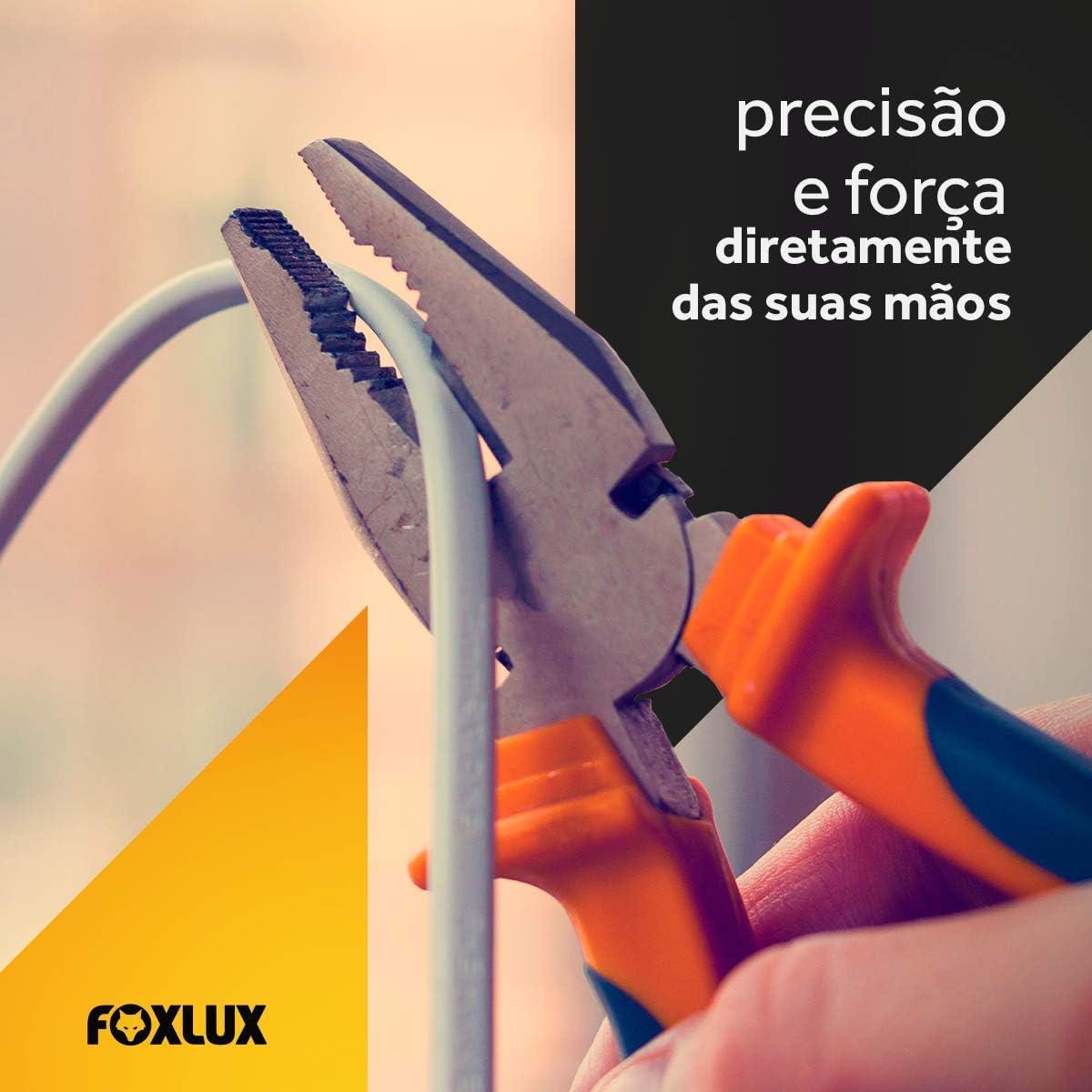 Alicate Universal 8 Polegadas Foxlux - Carrefour