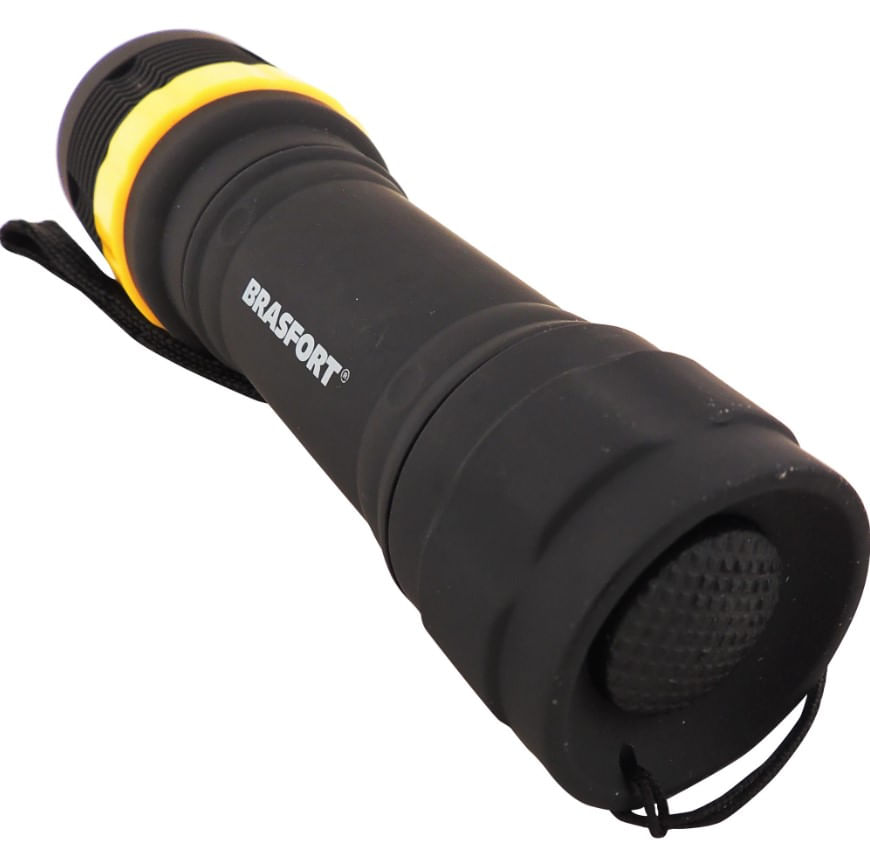 Lanterna Led Mini Brasfort C/zoom Abs Pt - Carrefour
