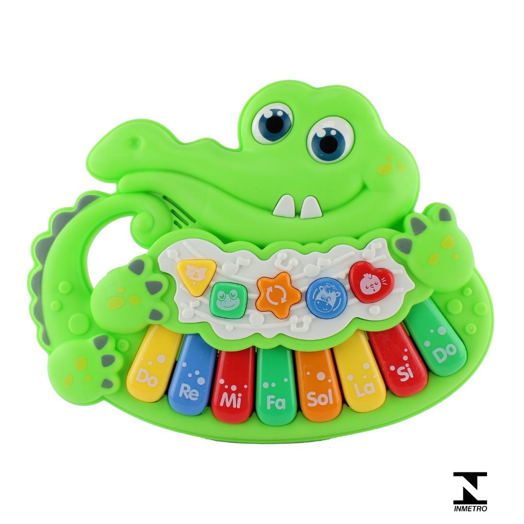 Teclado Musical Animalzinho Jacaré Sortido - Bbr Toys - Carrefour