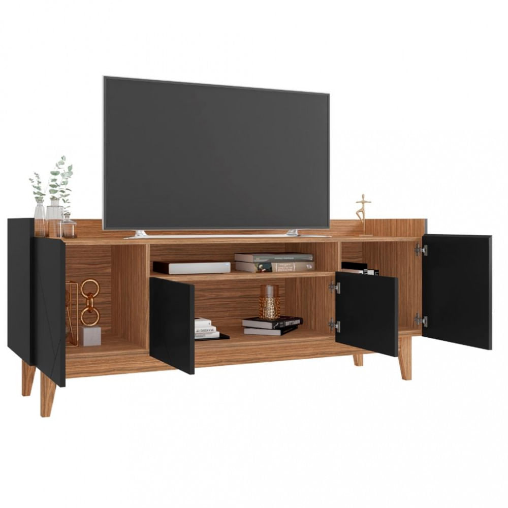 Rack Para Tv Até 60 Polegadas 4 Portas Adria Casa D - Carrefour