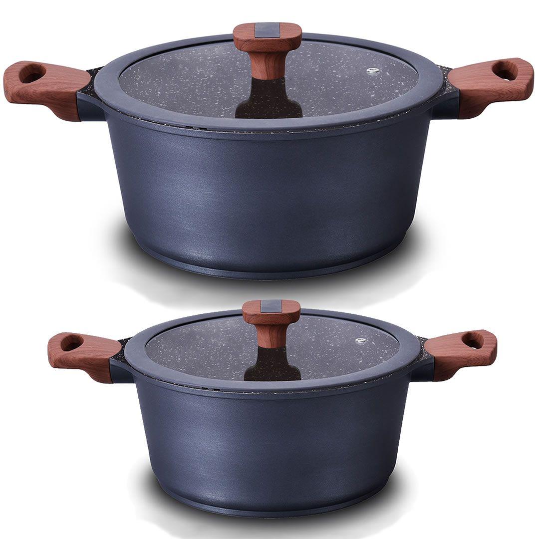 Conjunto Panelas 3 Peças Titanium Cerâmico Marmorizado - Mta - Carrefour