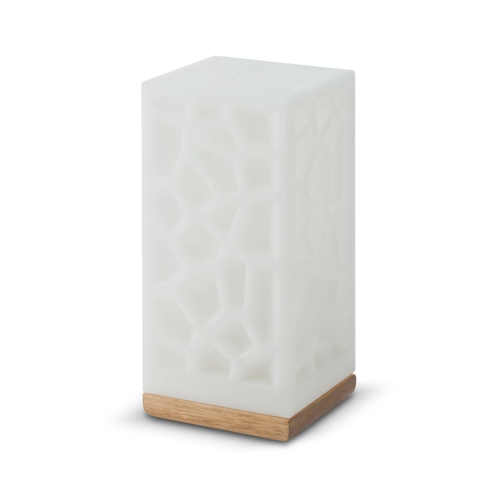 Luminária Torre Elegante Base De Madeira Bivolt Polietileno - Carrefour