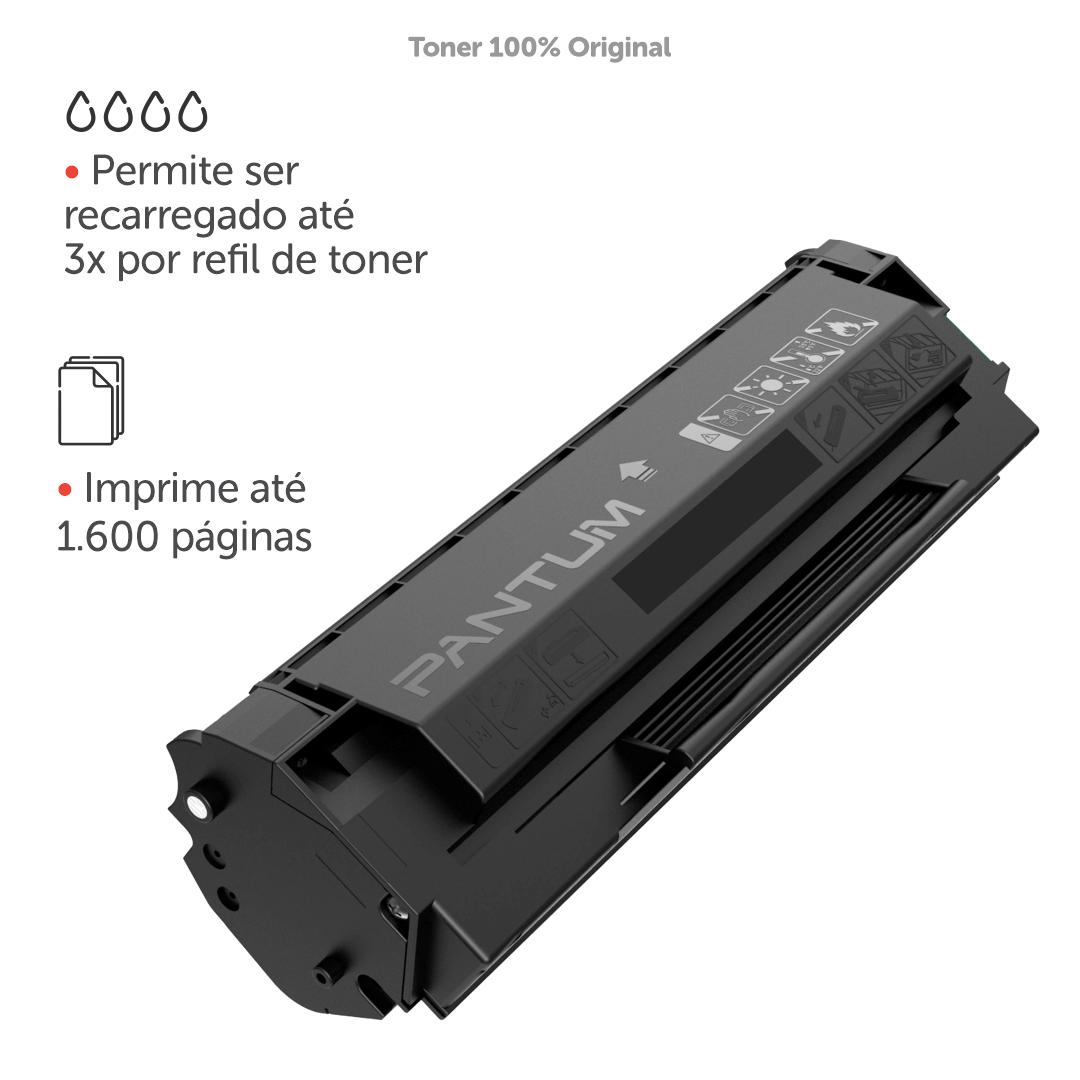 Cartucho De Toner Pd-219 Preto Para Pantum P2509w M6559nw - Carrefour
