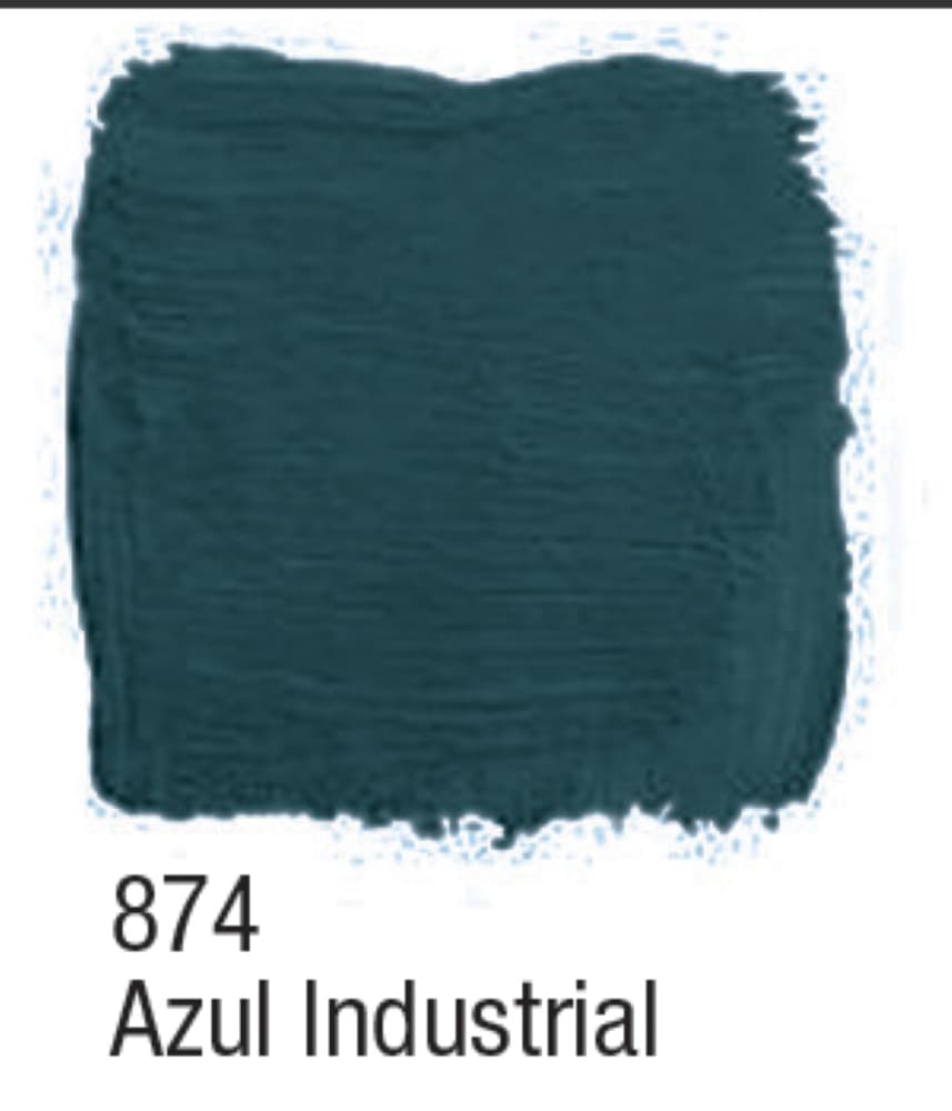 Tinta Chalk Paint 100ml Azul Industrial 874 Acrilex - Carrefour